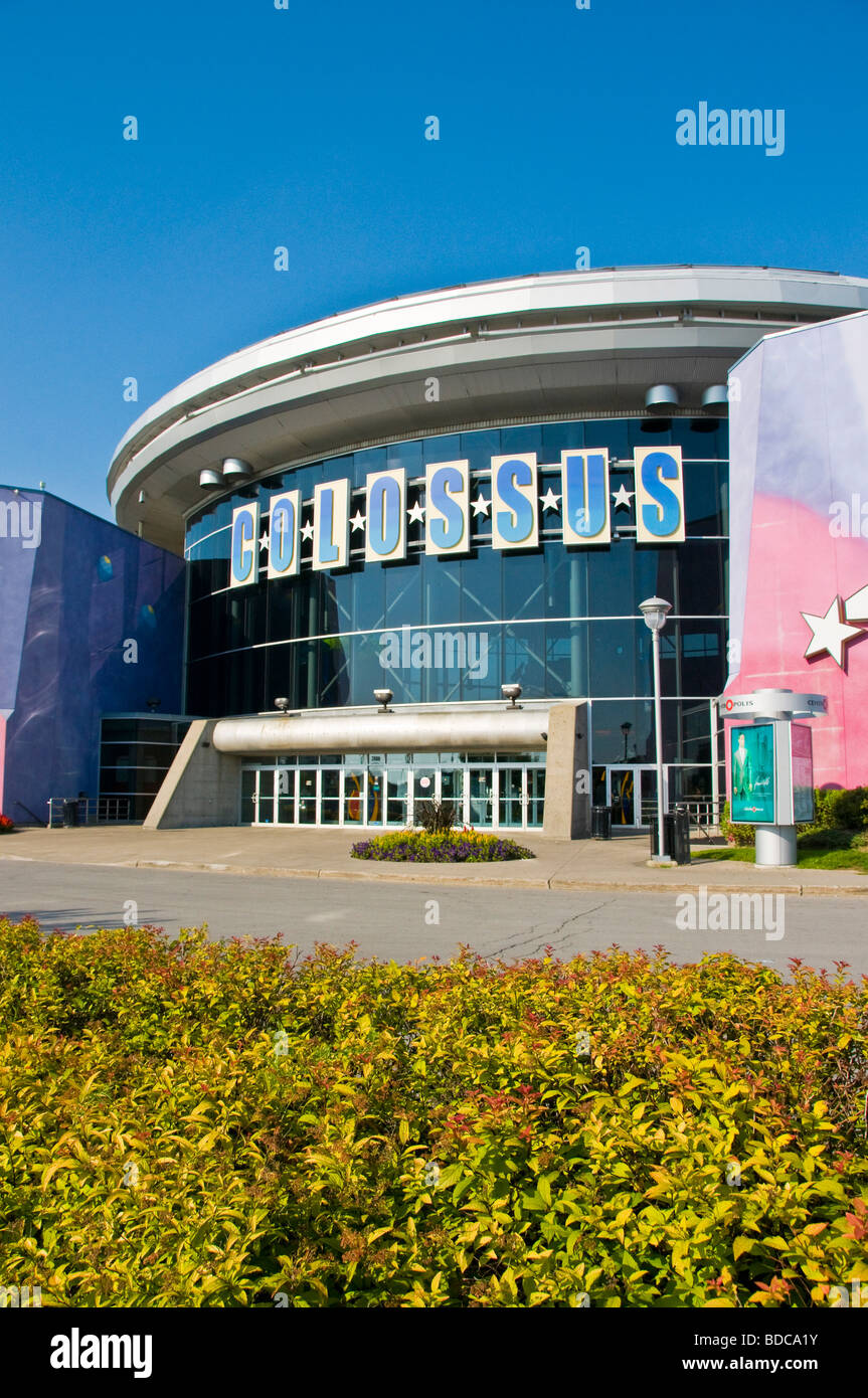 Colossus movie theater which is located in the Centropolis ...