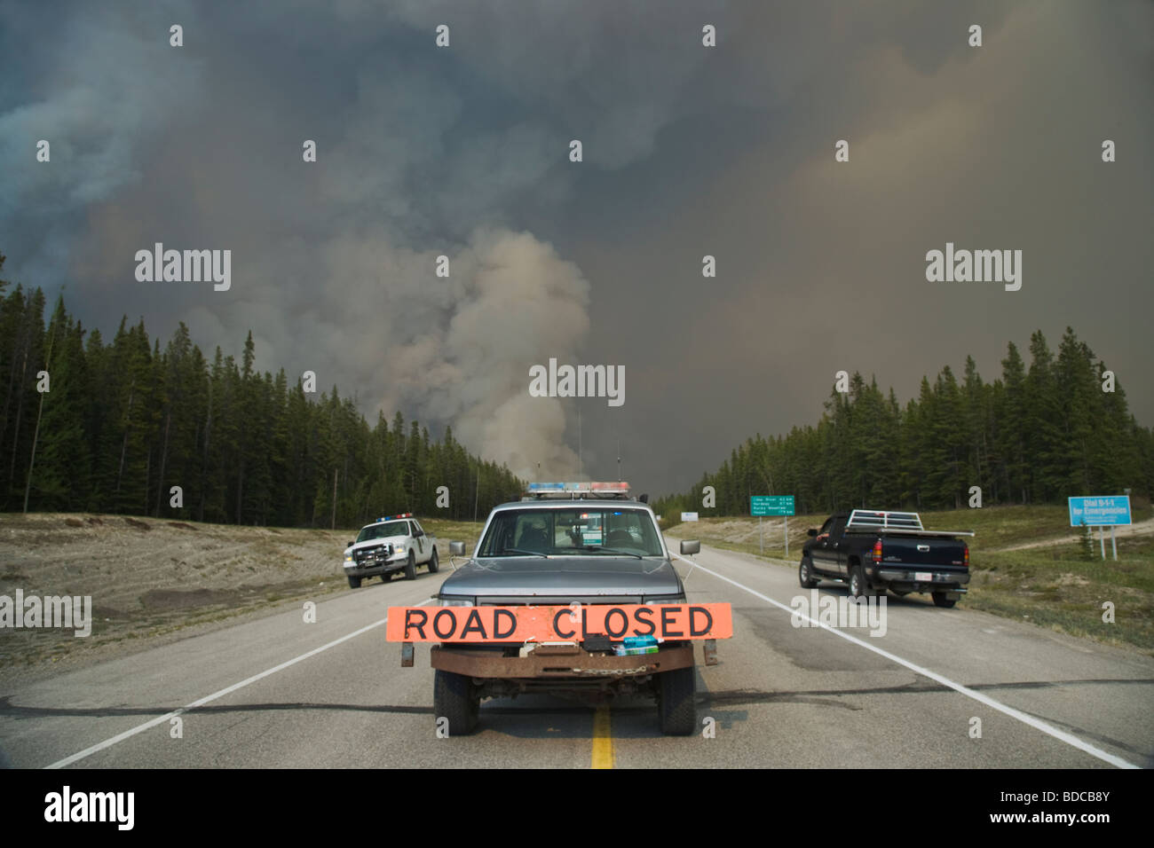 Forest Fire Controlled Burn June 2009 Saskatchewan Valley Banff ...