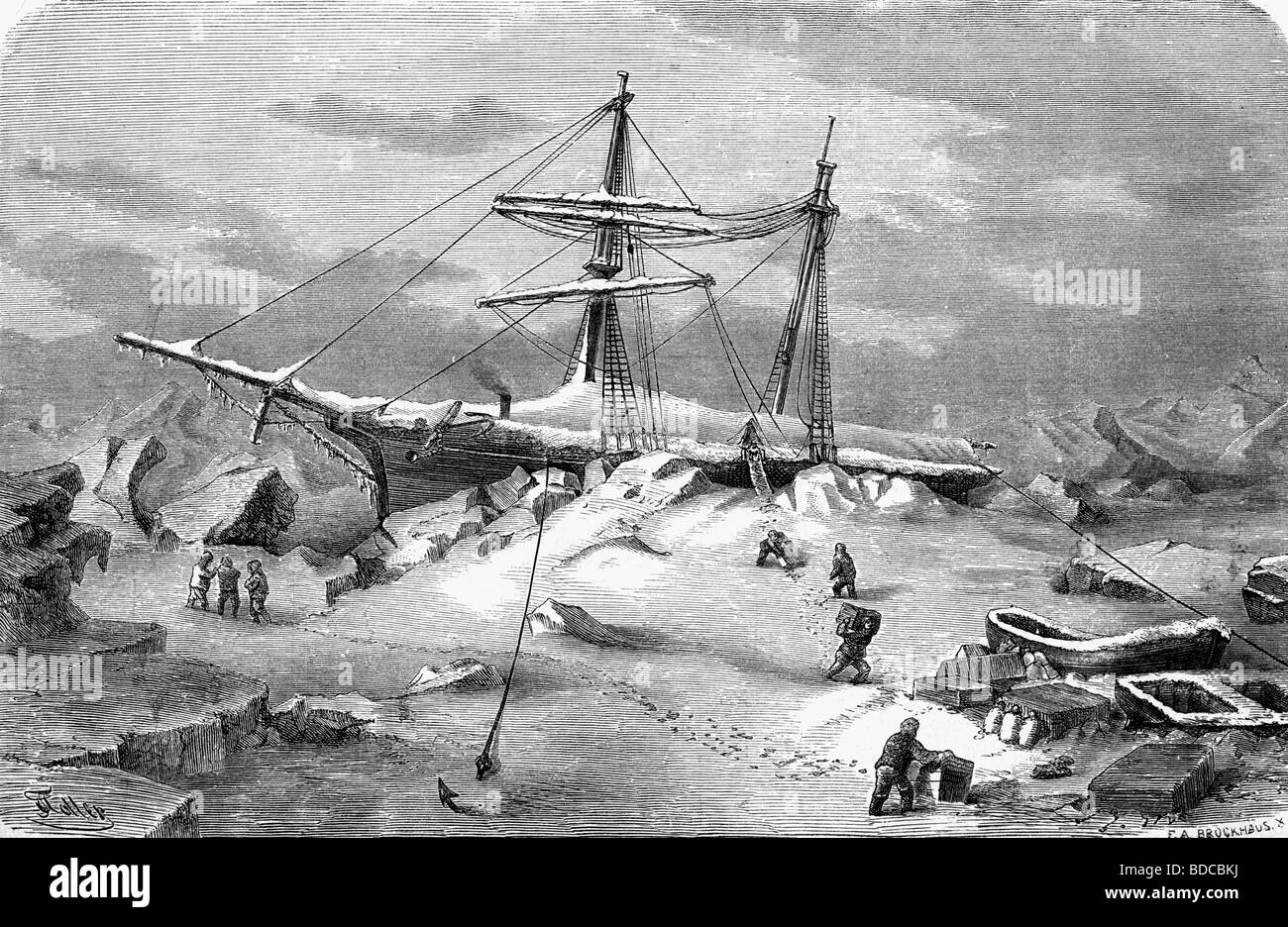 Lithograph ship hi-res stock photography and images - Alamy