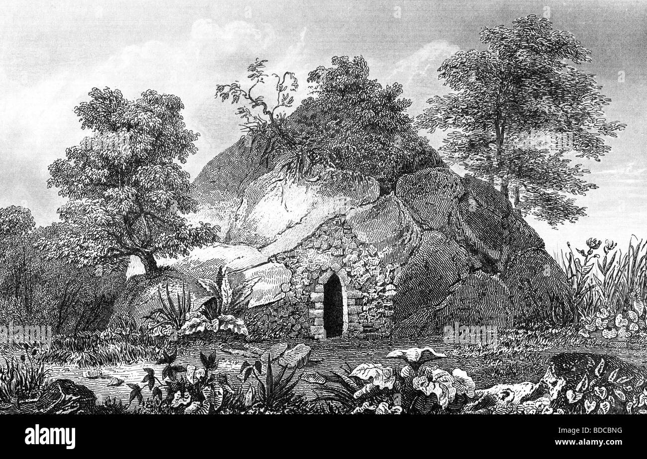 geography / travel, Mexico, religion, tombs of the kings, wood ...