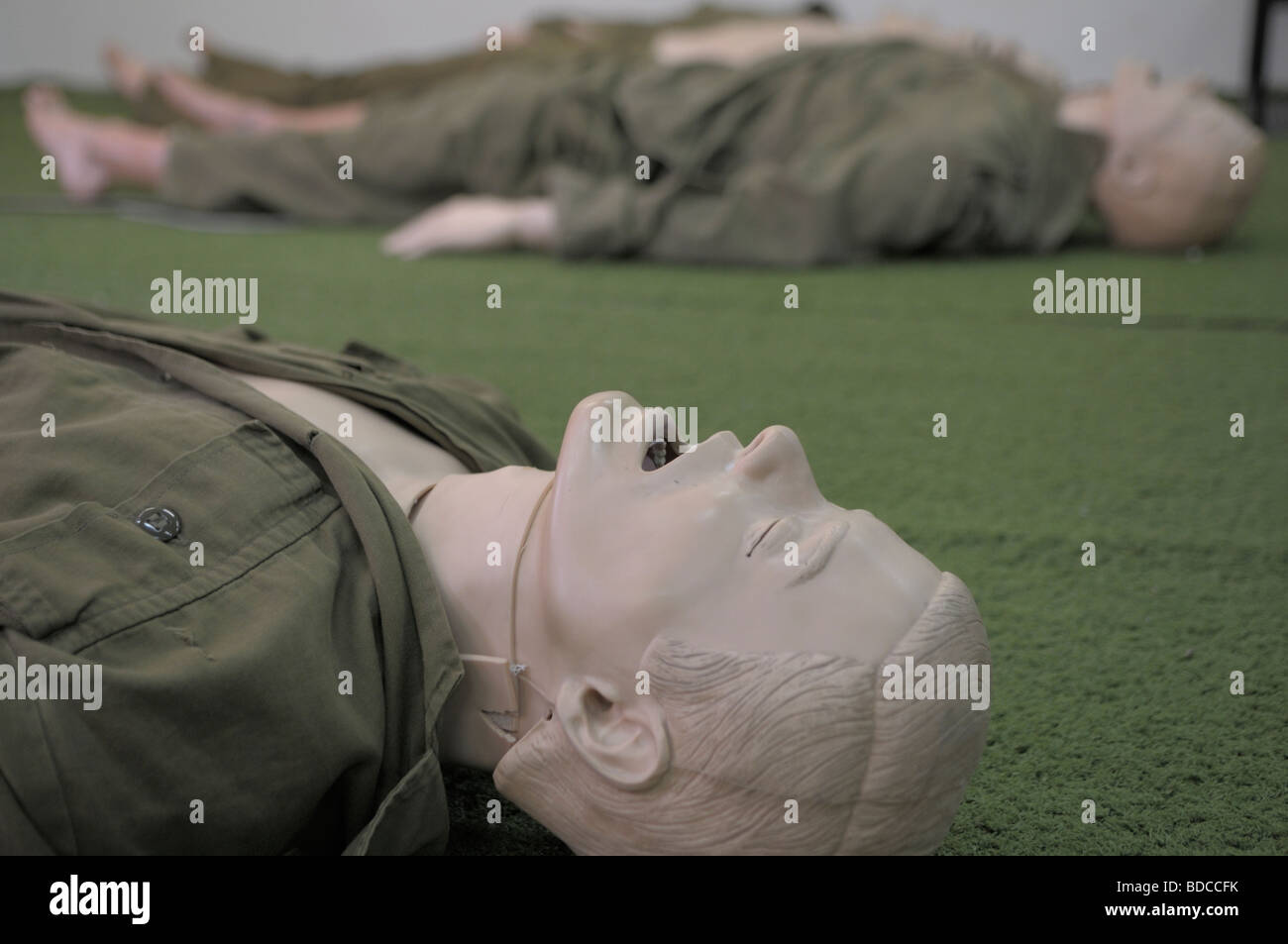 Plastic resus dummies in the IDF military paramedic training school in ...