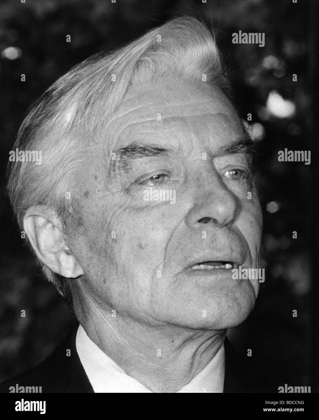 Herbert von karajan 1989 Black and White Stock Photos & Images - Alamy