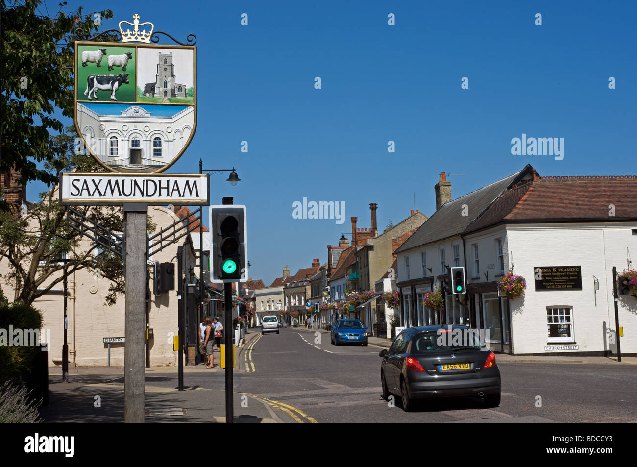Saxmundham, Suffolk, UK Stock Photo - Alamy