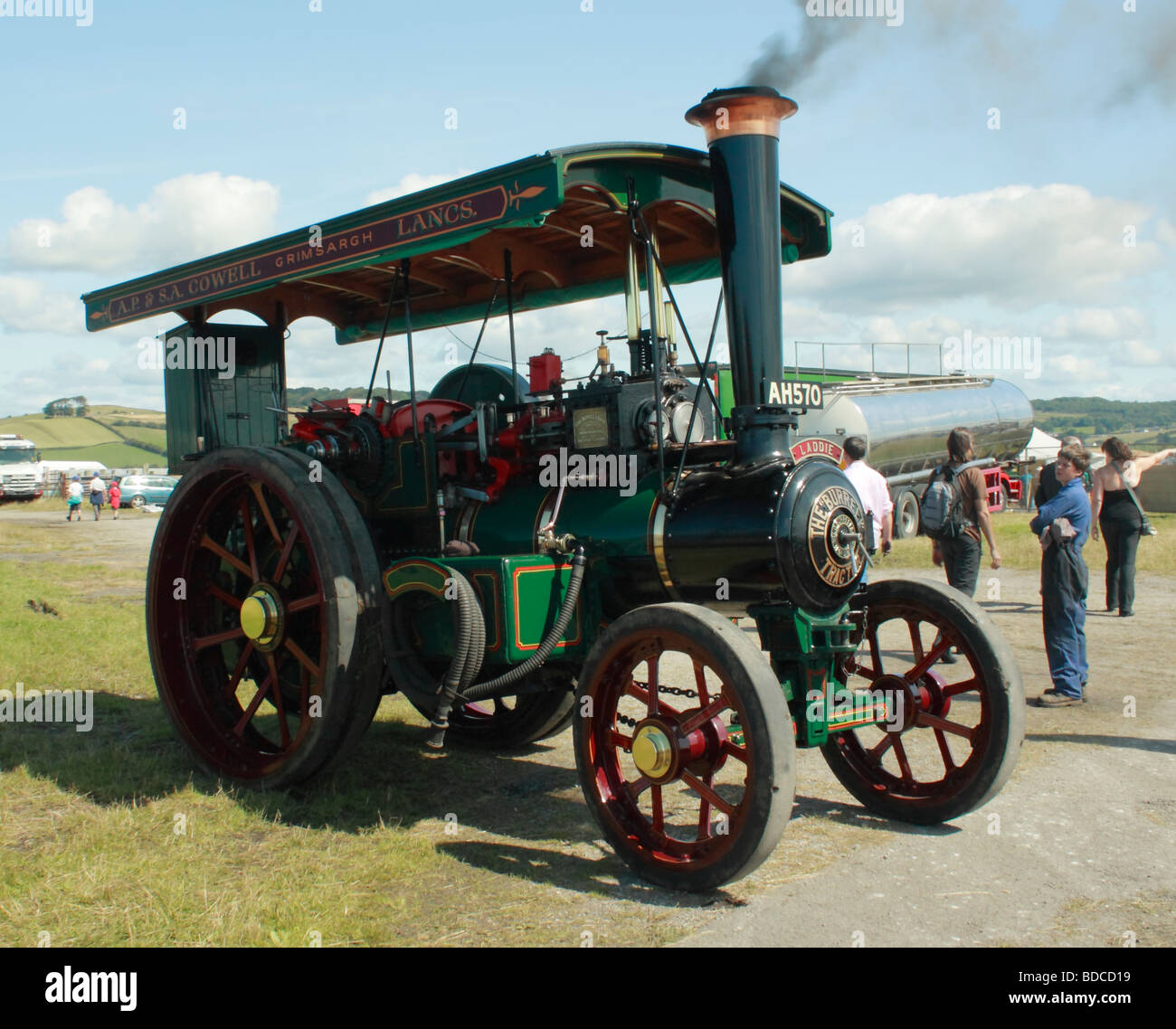 steam traction engine Stock Photo - Alamy