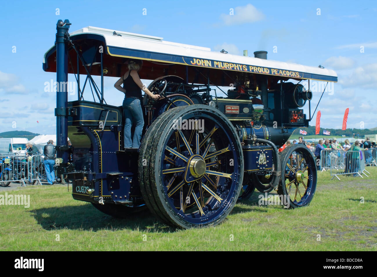 steam traction engine Stock Photo - Alamy