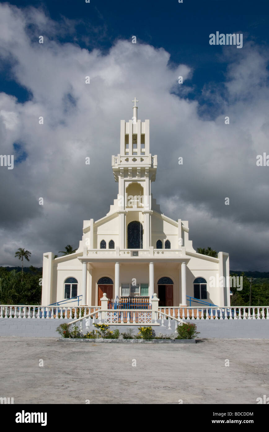 Church, Savai'i, Western Samoa Stock Photo - Alamy