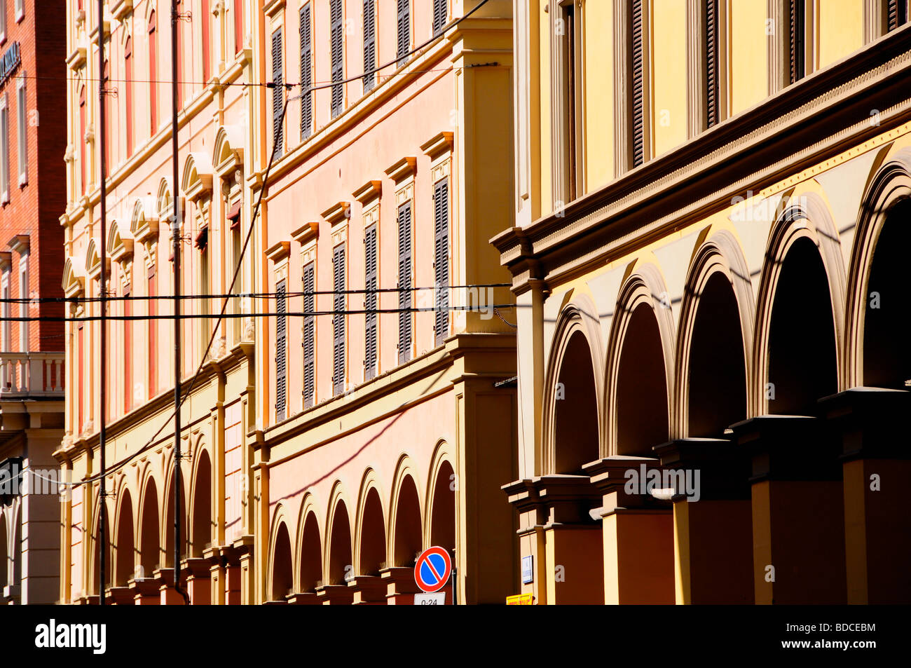 Architecture in Bologna city centre, Bologna, Italy Stock Photo - Alamy
