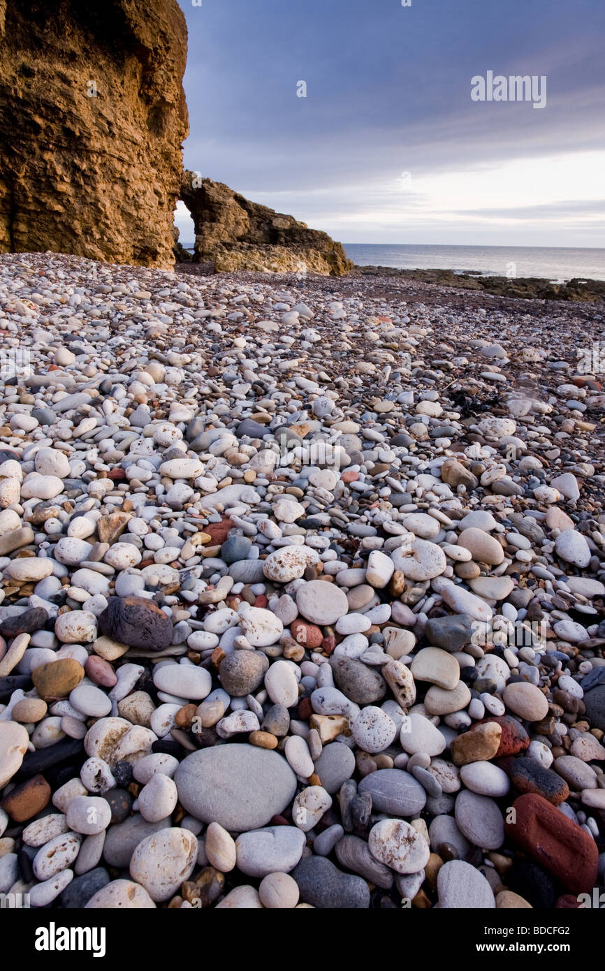 Blackhall rocks beach hi-res stock photography and images - Alamy