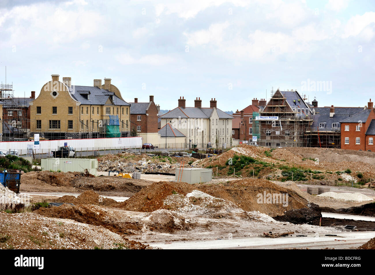 Poundbury construction hi-res stock photography and images - Alamy