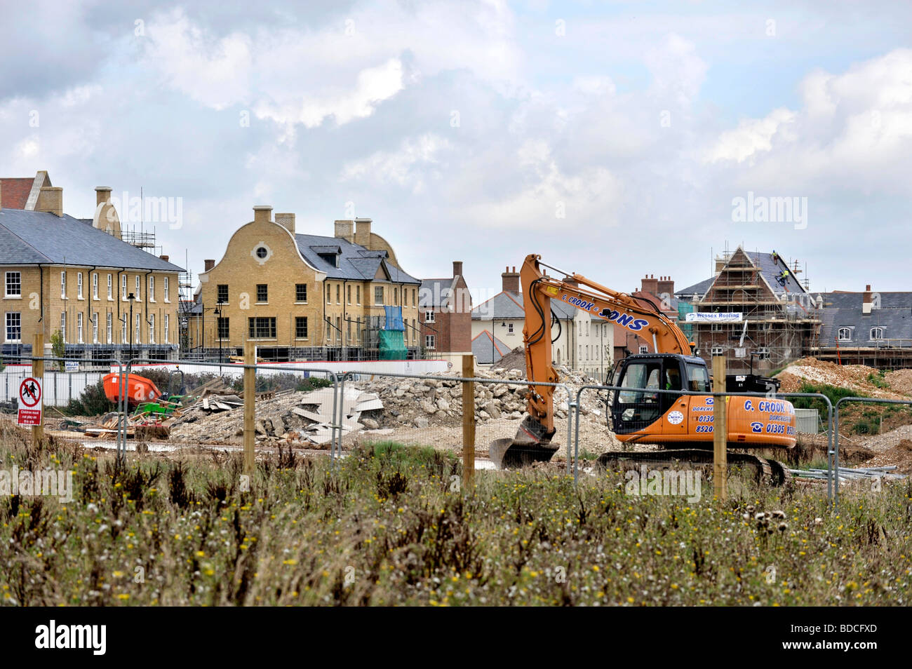 Poundbury construction hi-res stock photography and images - Alamy