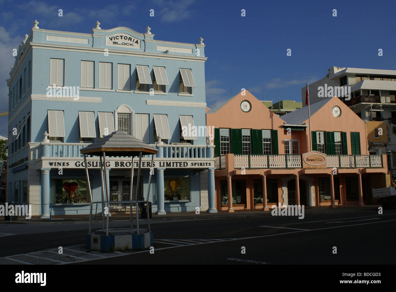 Front Street, Hamilton, Bermuda Stock Photo - Alamy