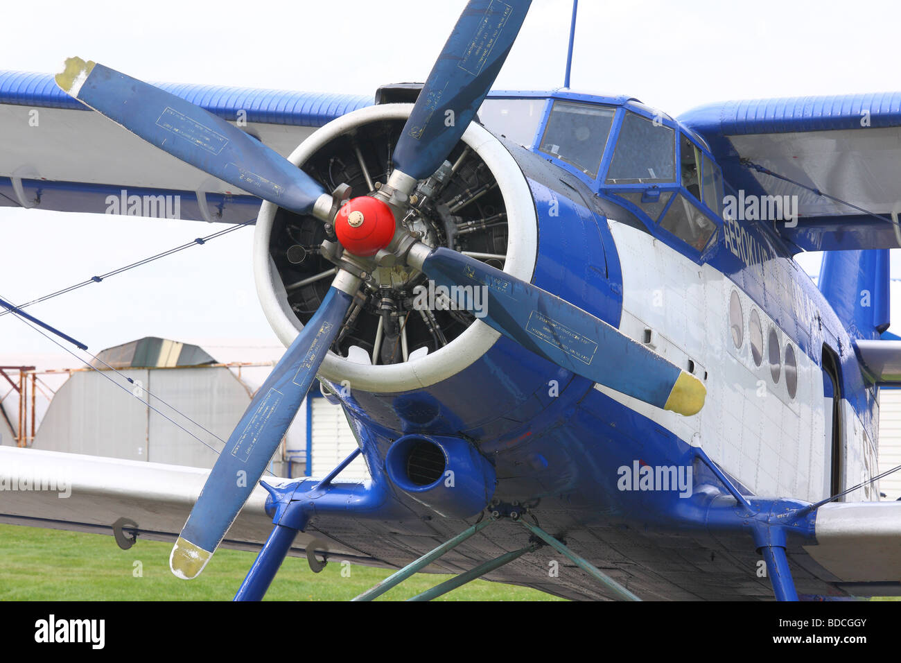 Antonov AN 2 biplane russian aircraft Stock Photo - Alamy