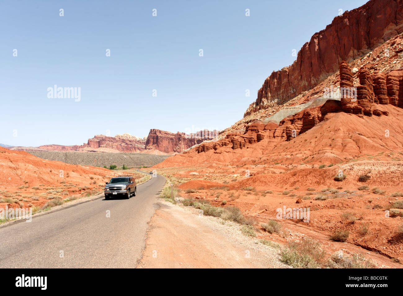 Scenic Drive in Capitol Reef National Park Utah USA Stock Photo - Alamy