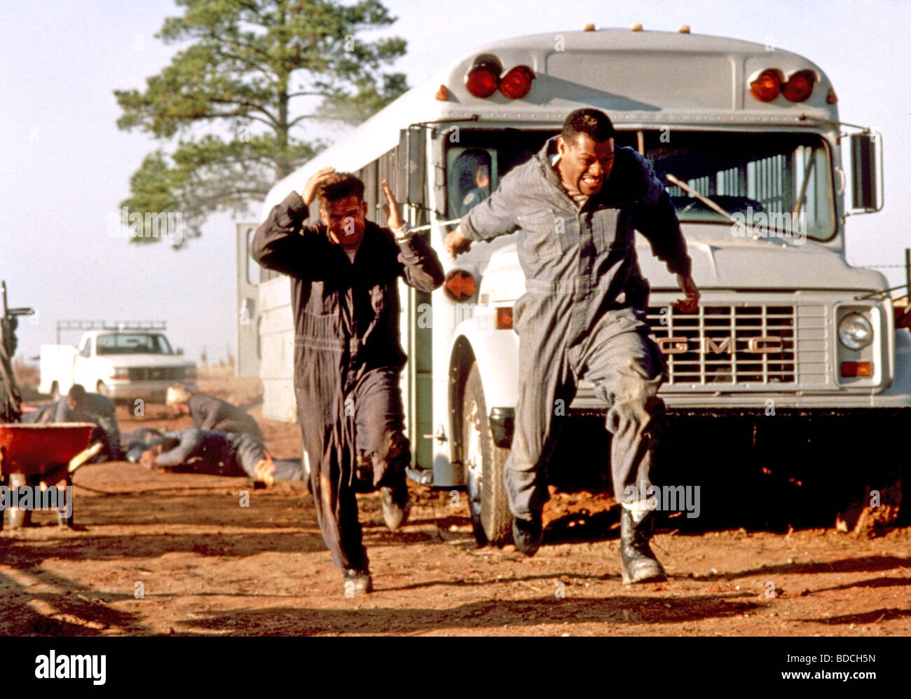 FLED - 1996 MGM film with Laurence Fishburn at right Stock Photo - Alamy