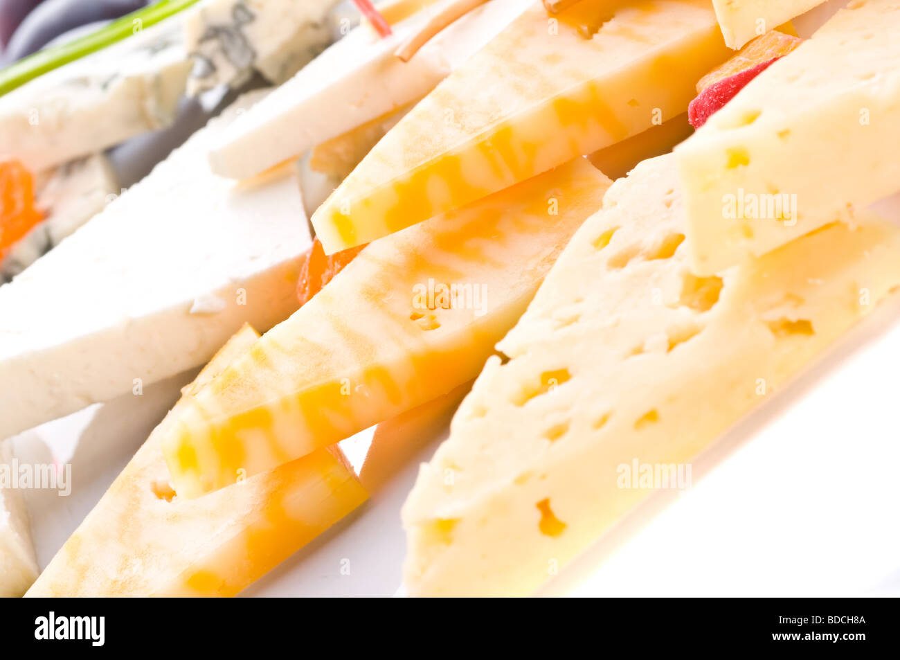 Allsorts from different grades of cheese Stock Photo - Alamy