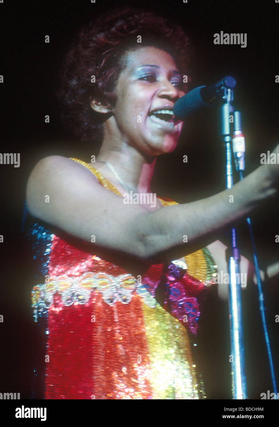 ARETHA FRANKLIN - US singer about 1972 Stock Photo - Alamy