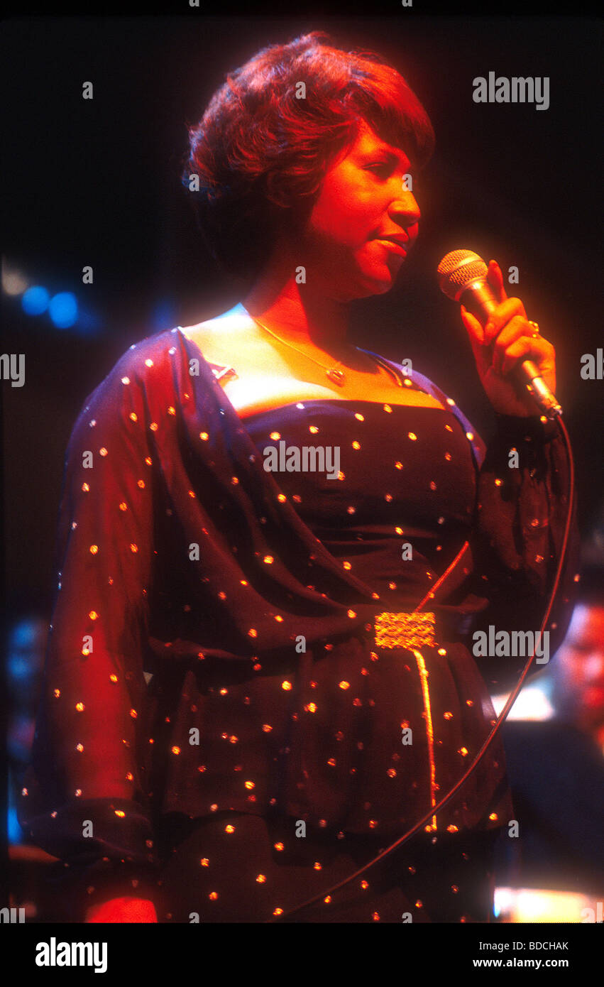 ARETHA FRANKLIN - US singer Stock Photo - Alamy