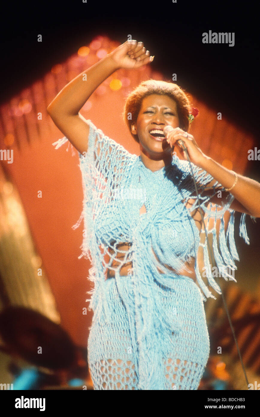 ARETHA FRANKLIN - US Soul singer Stock Photo - Alamy
