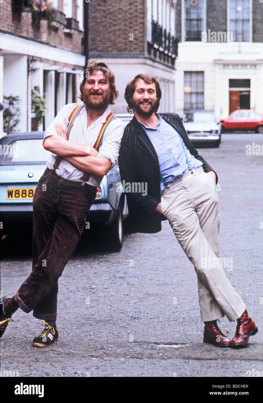 CHAS AND DAVE - UK pop-rock duo with Chas Hodges at left and Dave ...