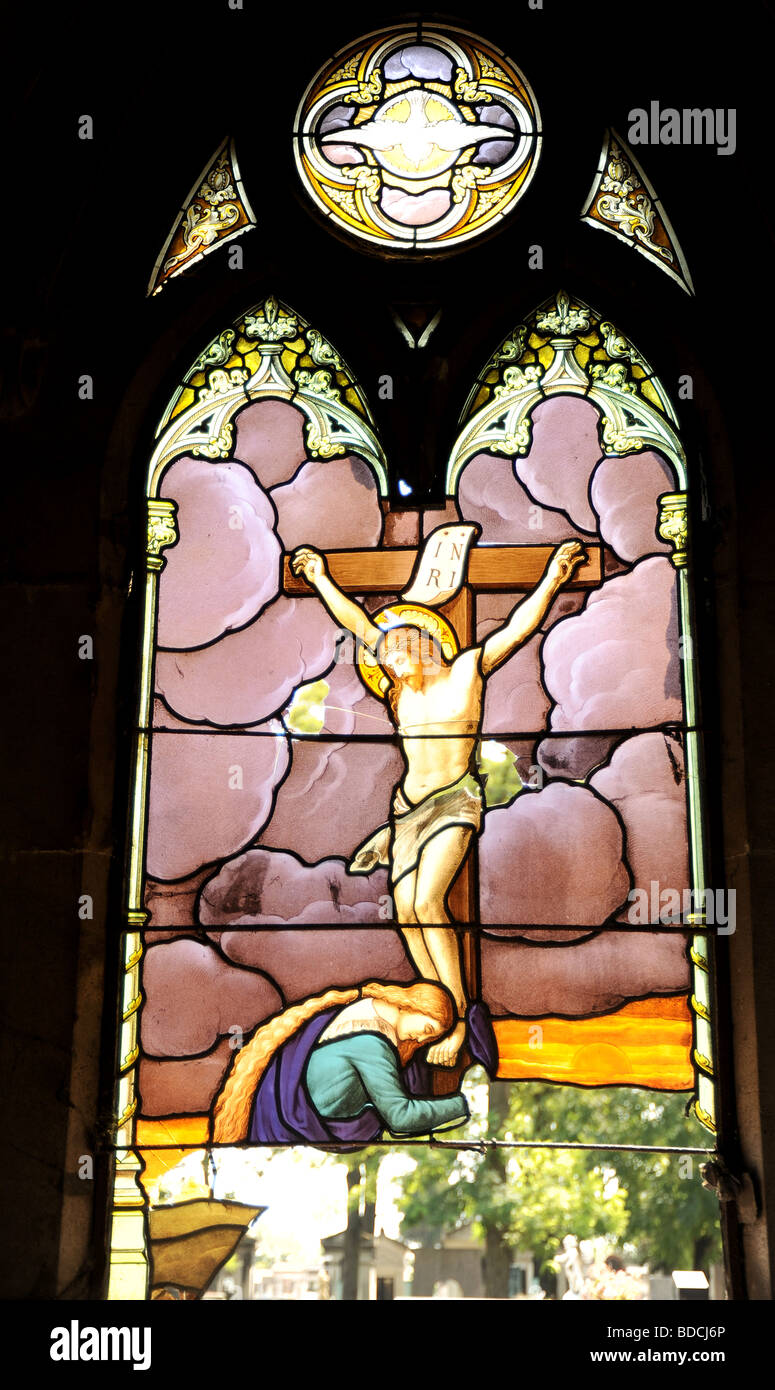 Jesus, Stained Glass Stock Photo - Alamy