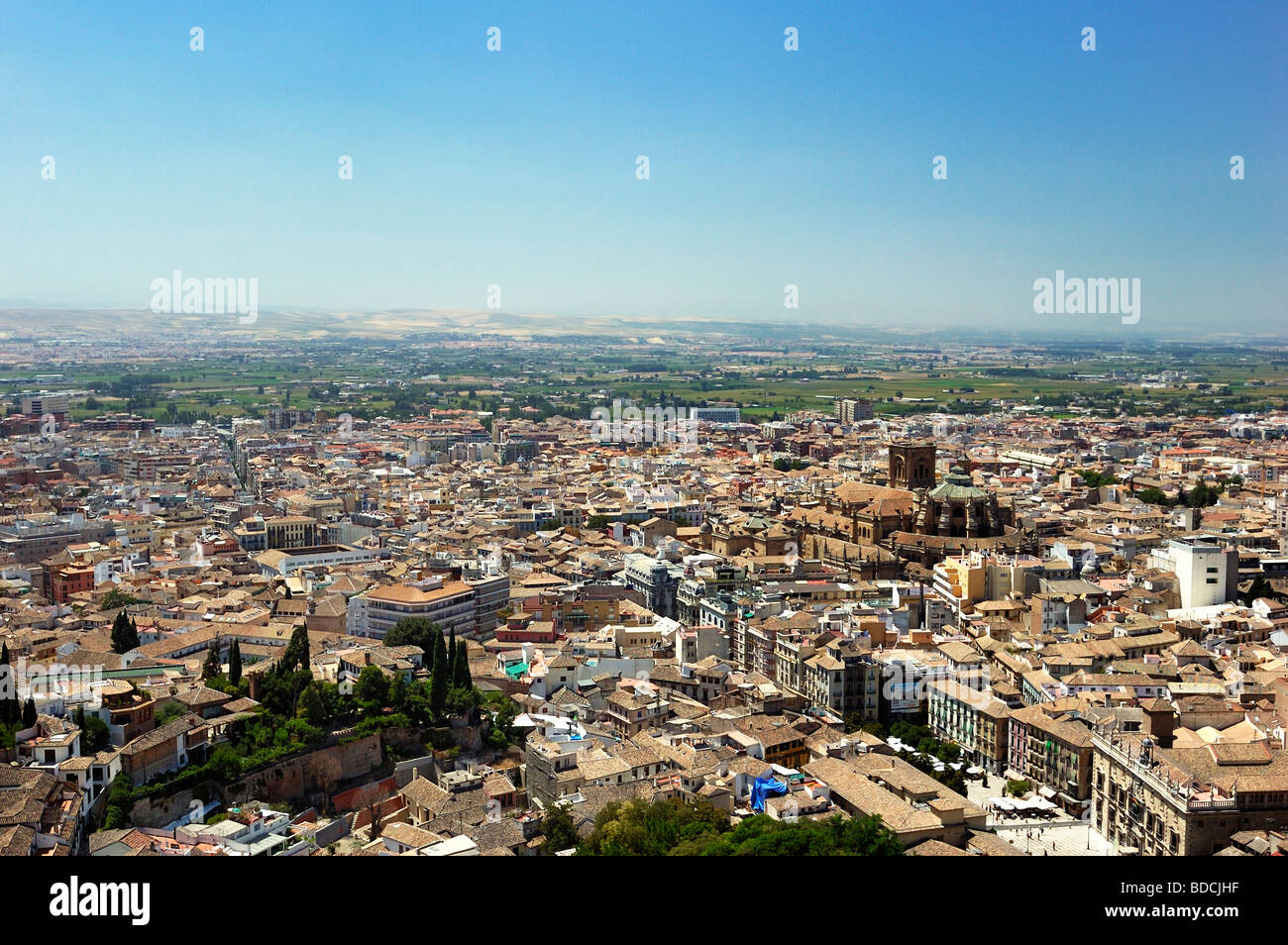 View from above alhambra palace hi-res stock photography and images - Alamy