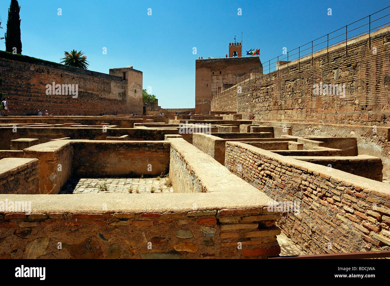 Alcazaba palace in the Alhambra Stock Photo - Alamy