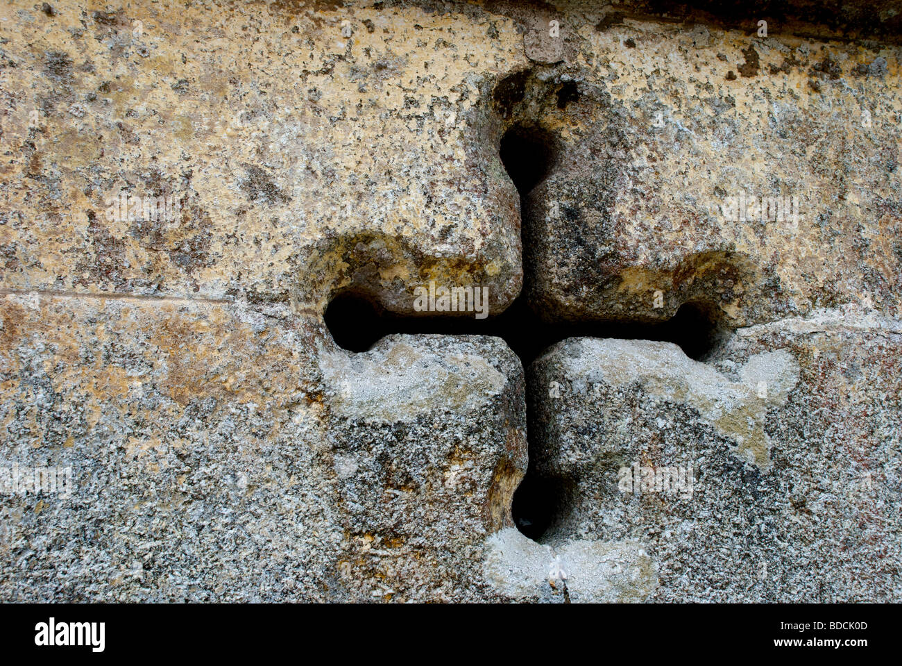 Crossbow holes, castle Stock Photo - Alamy