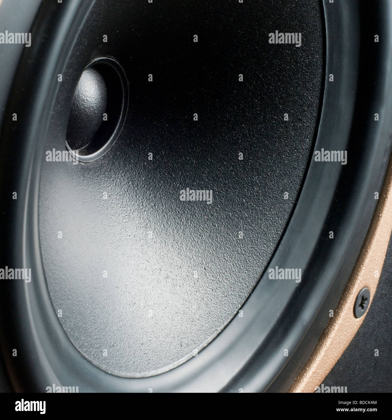 Close up of woofer in loudspeaker Stock Photo - Alamy