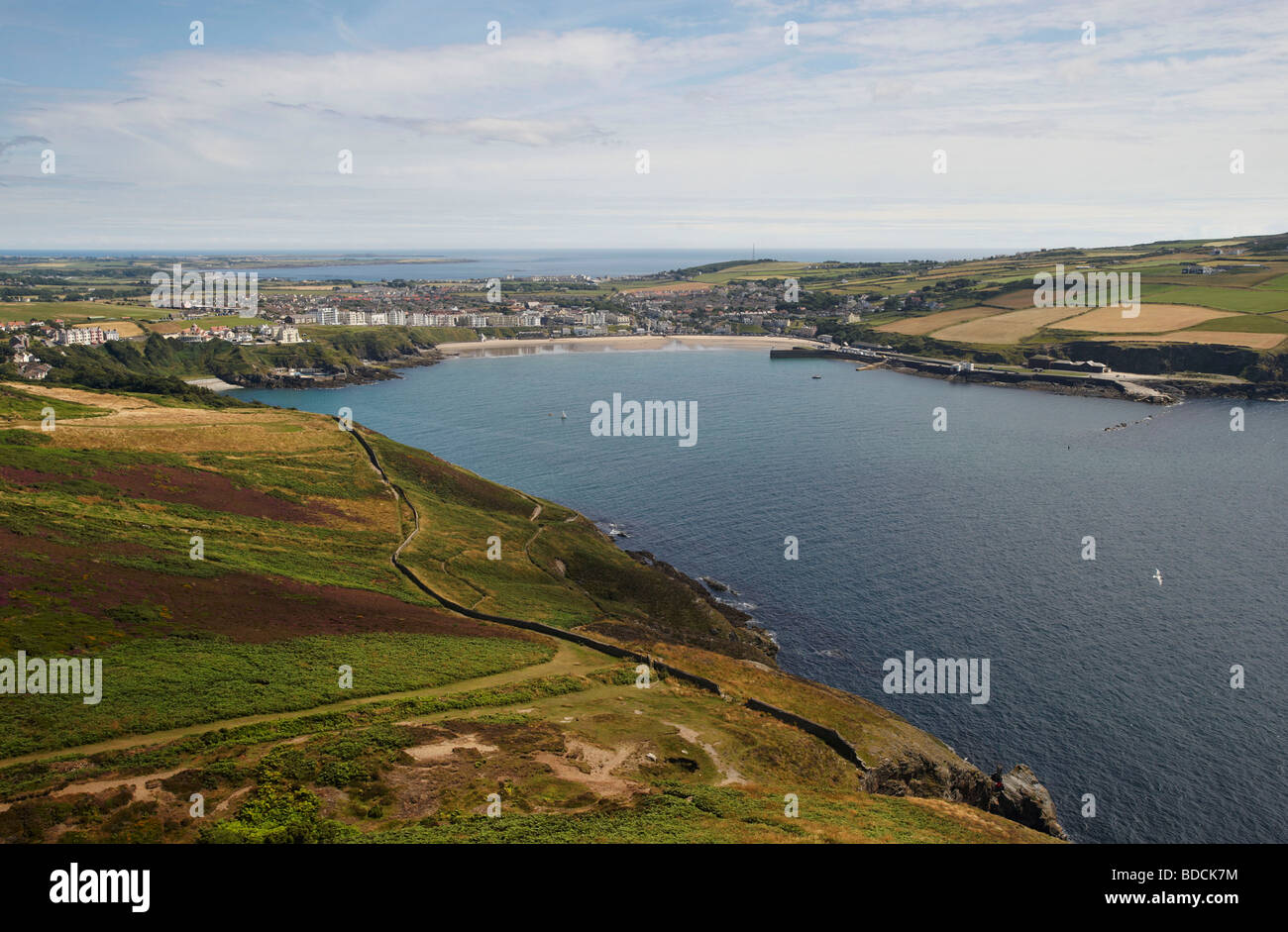 Port Erin Isle Of Man Stock Photo - Alamy