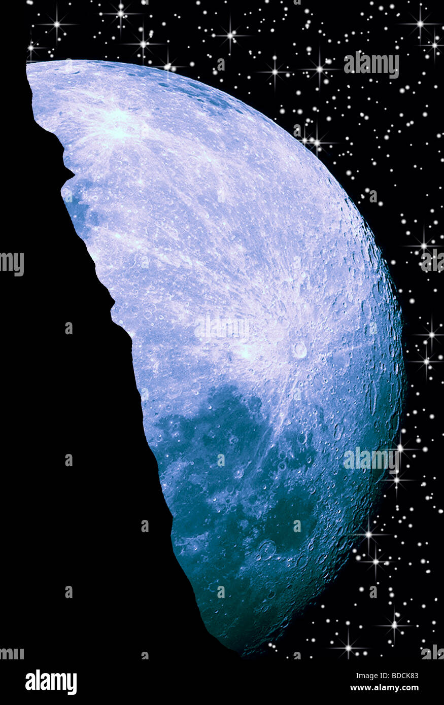 Moon emerging from hi-res stock photography and images - Alamy