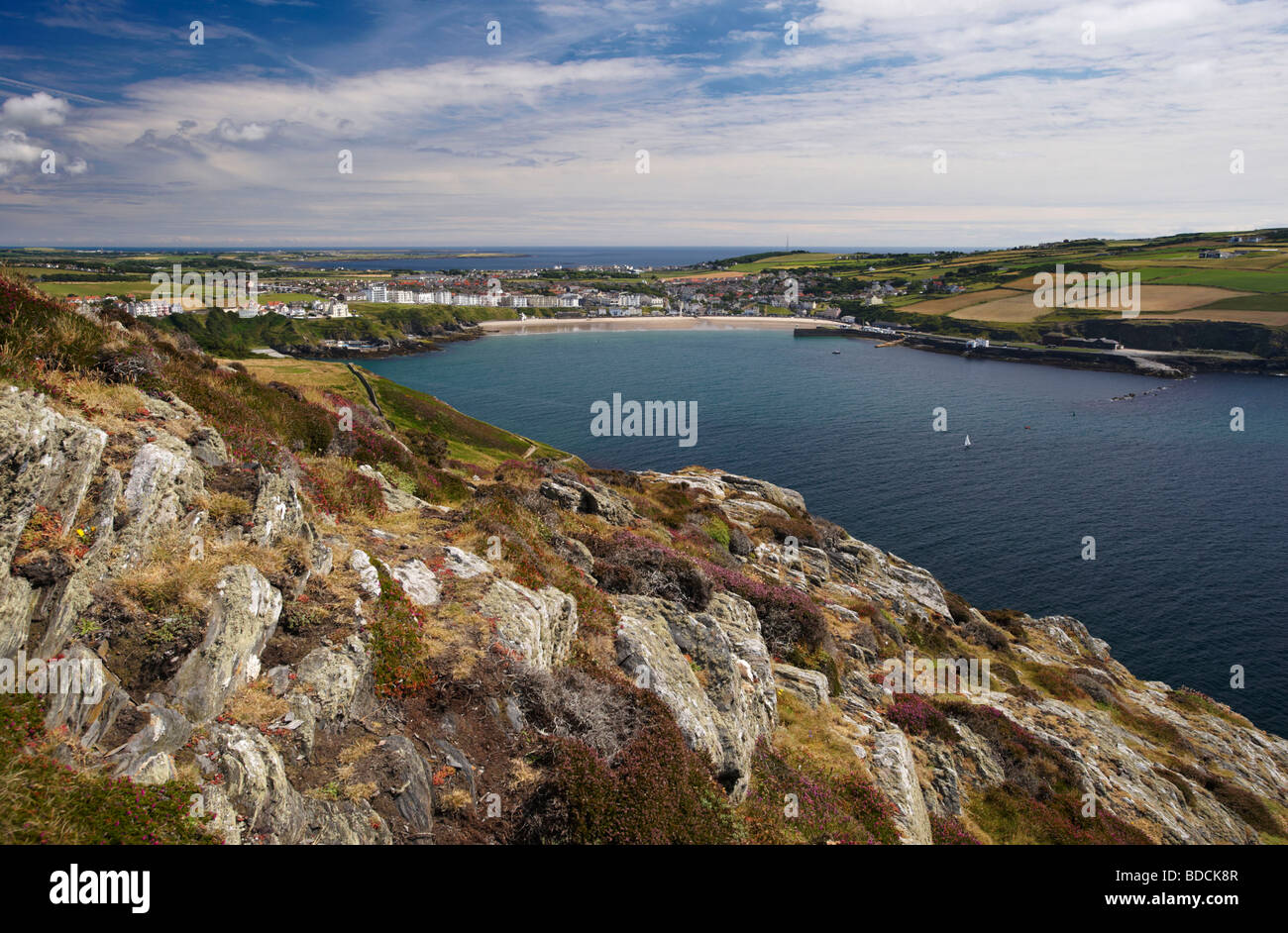 Port Erin Isle Of Man Stock Photo - Alamy