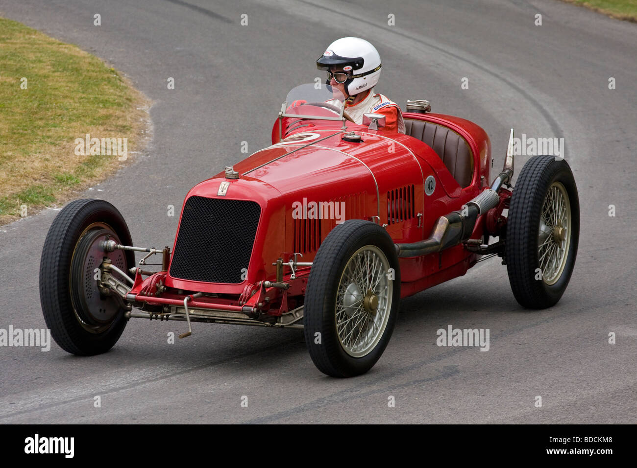 1932 Maserati 8C 3000 GP with driver Evert Louwman at Goodwood Festival ...