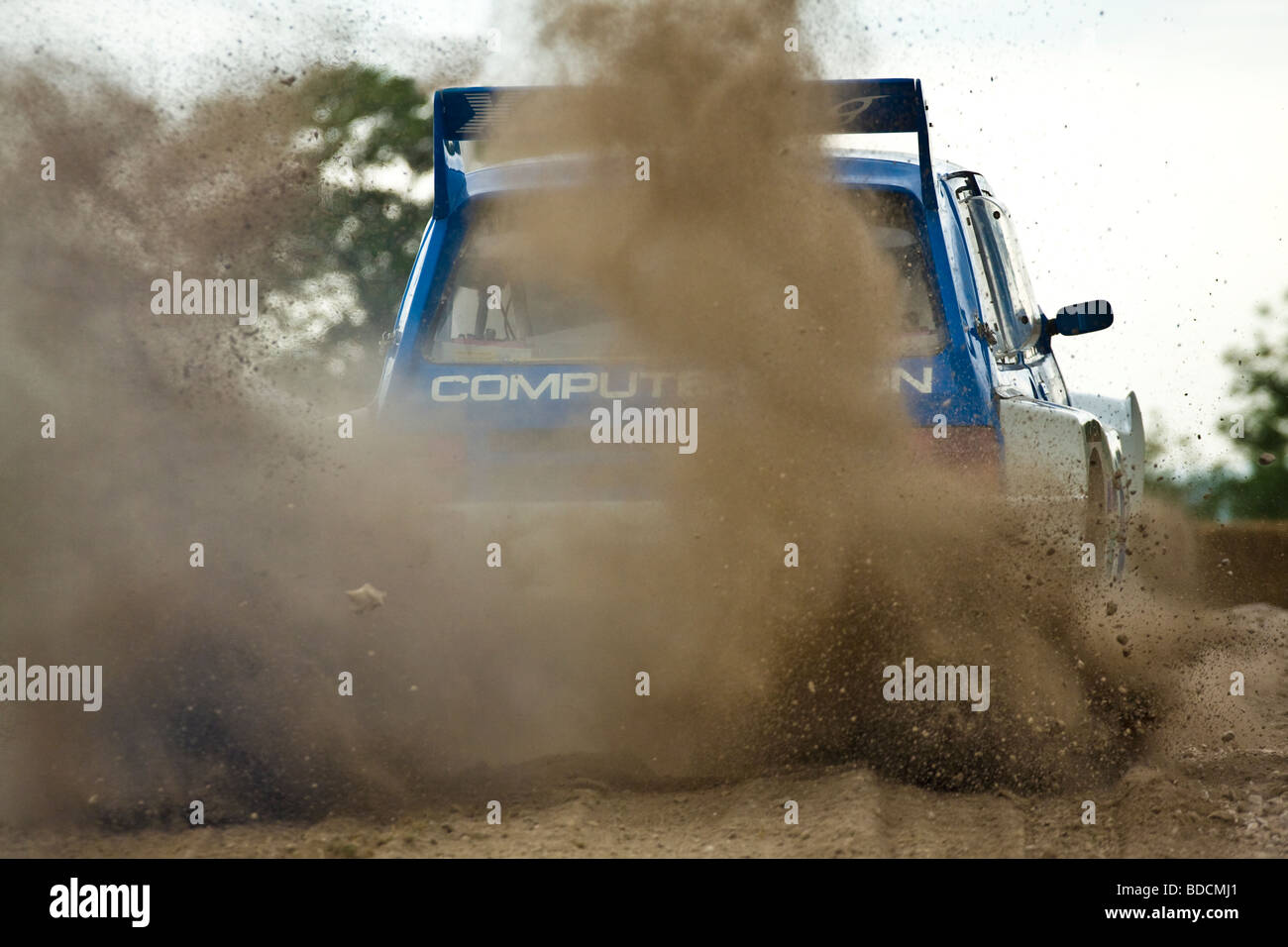 1986 MG Metro 6R4 3 litre V6 engine. Starts the rally stage at Goodwood ...