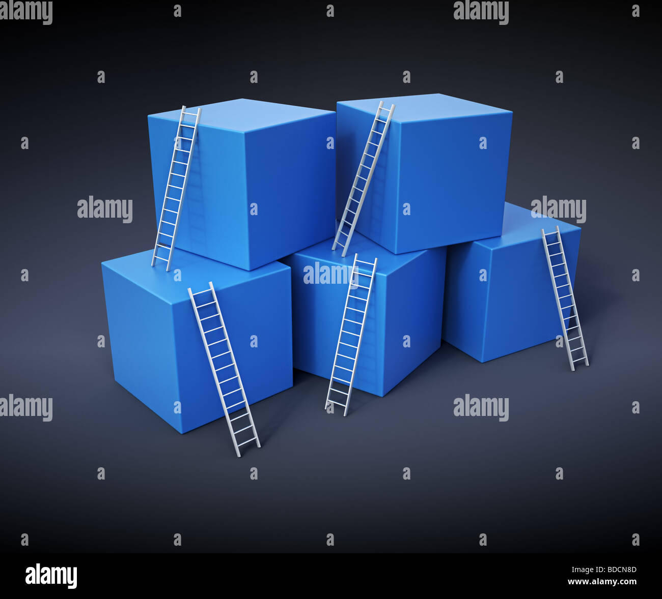 Tall step ladder hi-res stock photography and images - Alamy