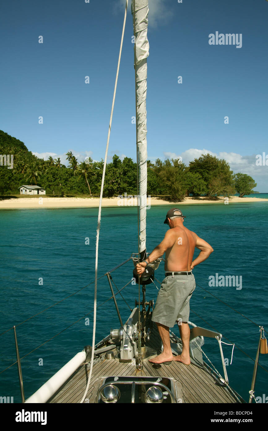 Anchorage in Vavau archipelago Tonga Stock Photo - Alamy