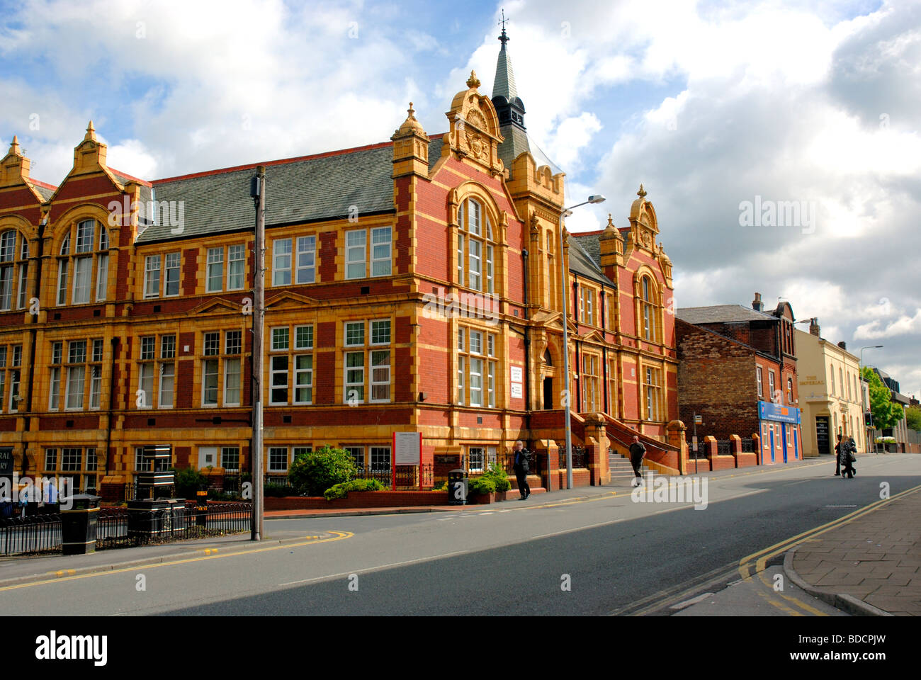 The library, formerly the Grammar School, Union Street, Chorley Stock ...