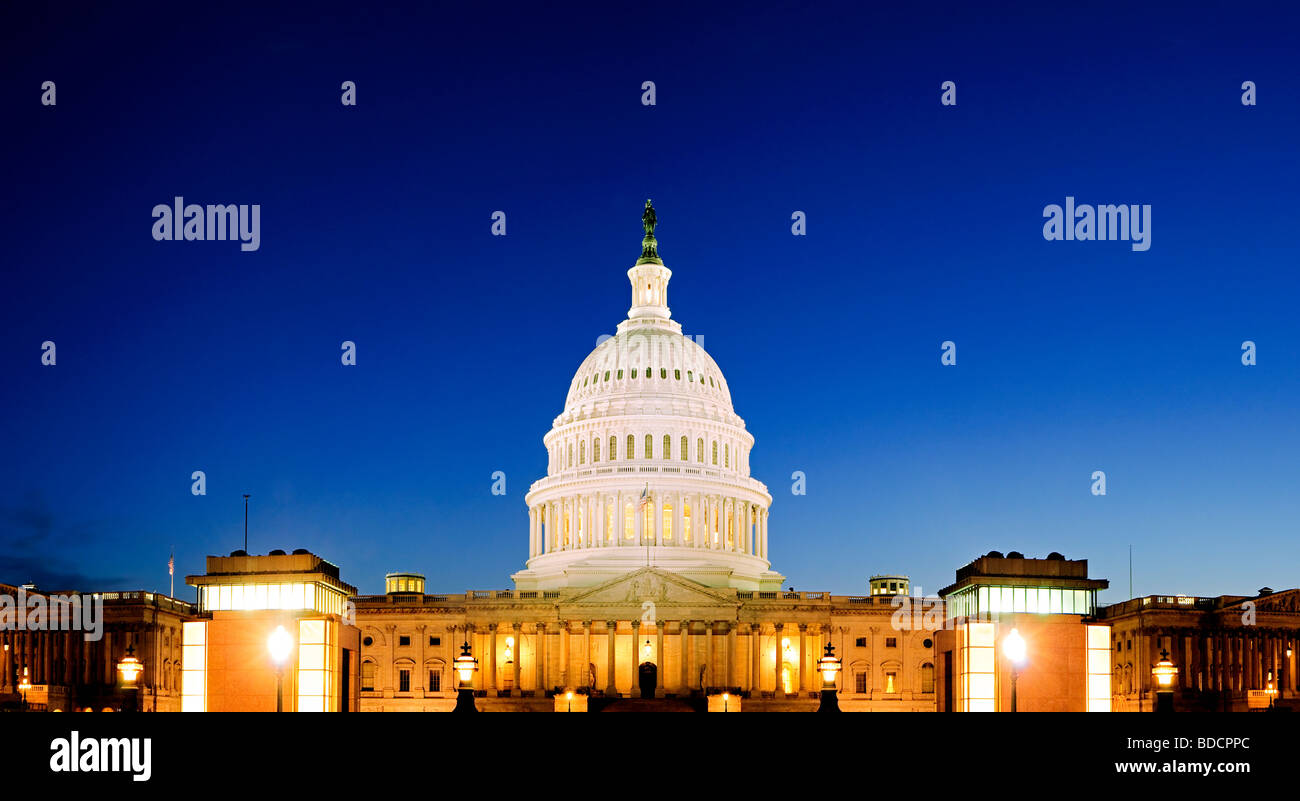 Panoramic shot of the renovated eastern side of the U.S. Capitol ...