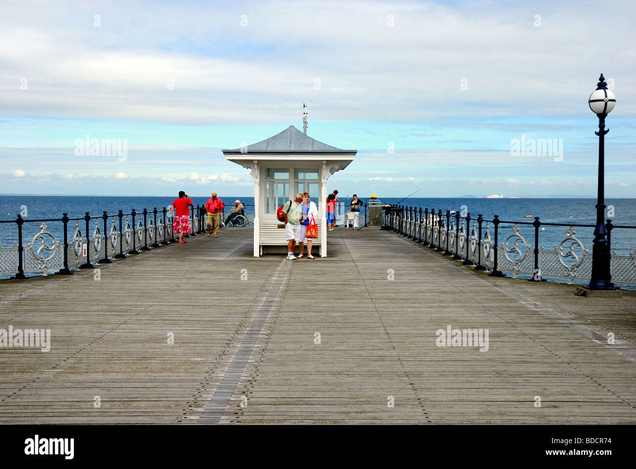 Pier at Swanage Stock Photo - Alamy