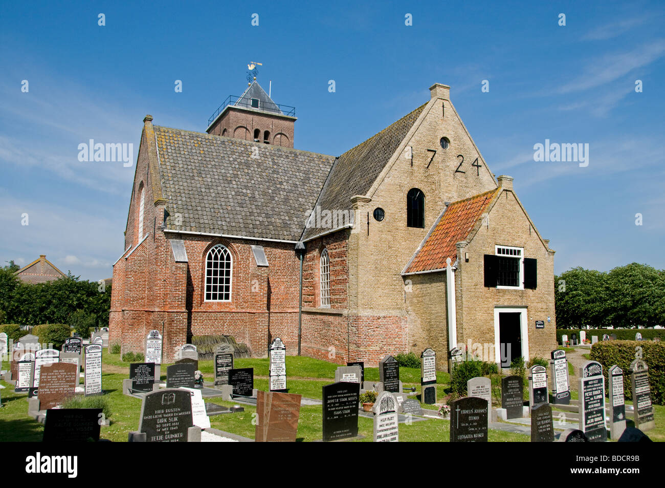 Maartenskerk Church Oosterend Farm Village Texel Netherlands Holland ...
