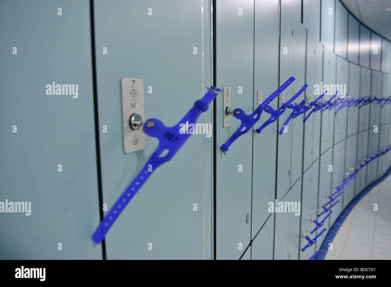 New lockers in a changing room Stock Photo - Alamy