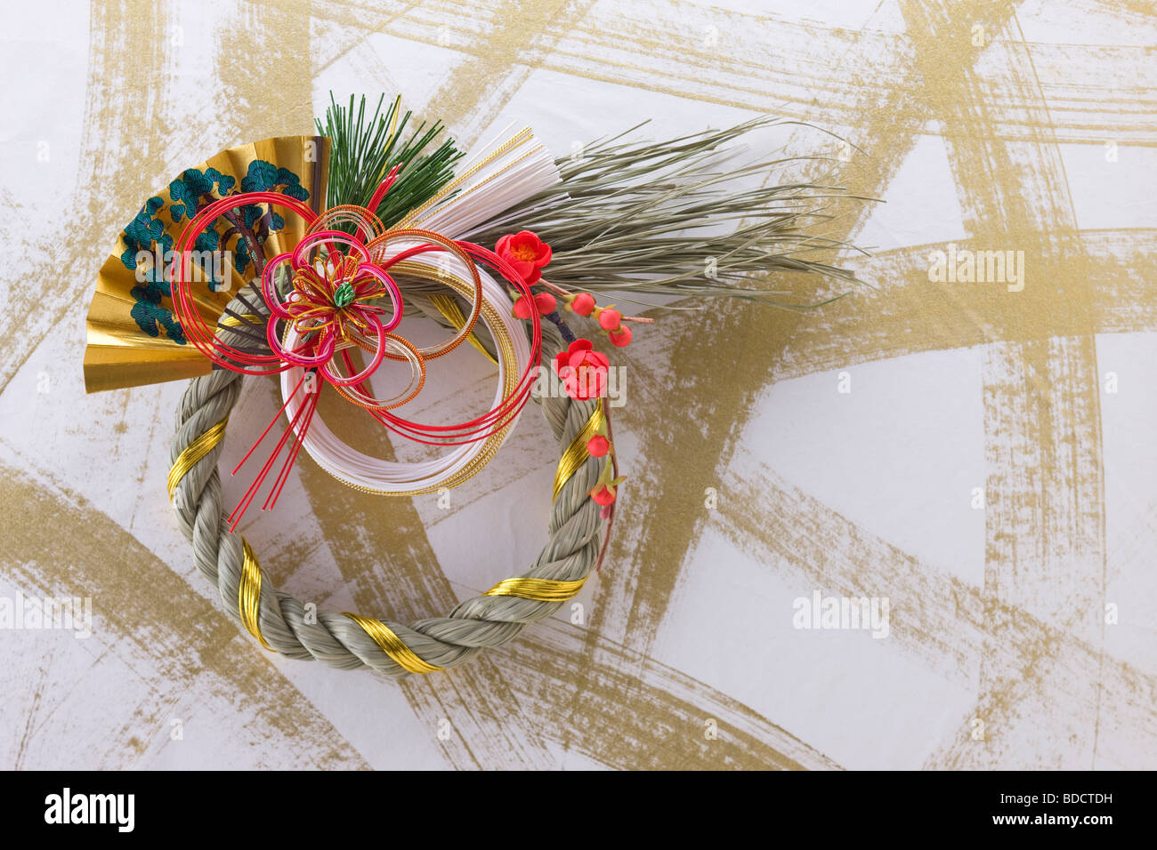 Decoration of straw rope hi-res stock photography and images - Alamy