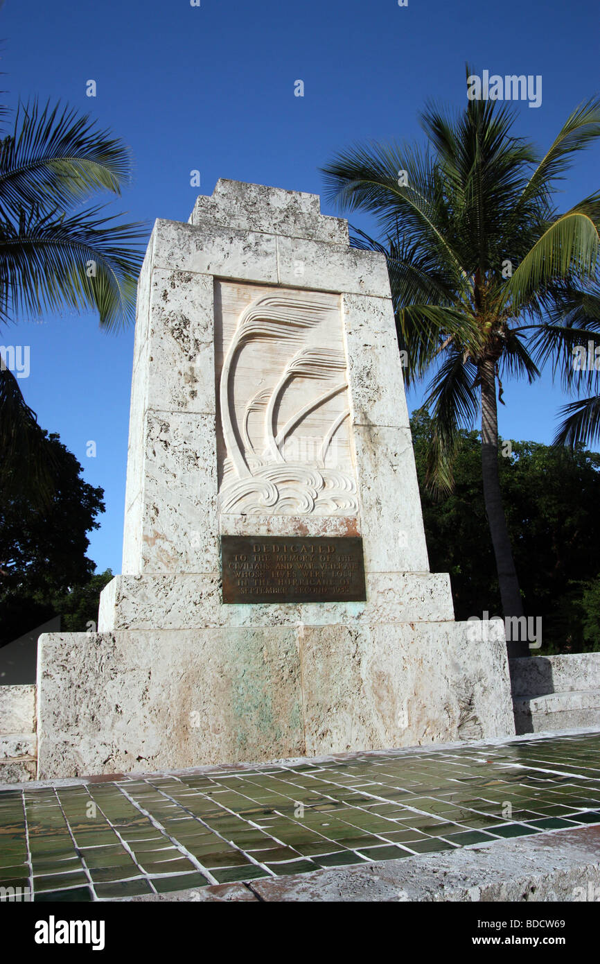 1935 hurricane memorial hi-res stock photography and images - Alamy
