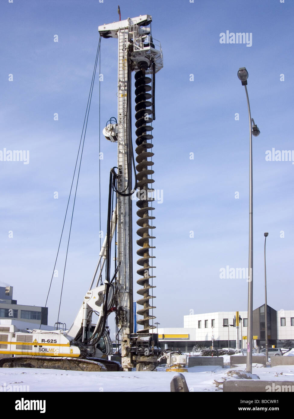 Drilling machine construction Cut Out Stock Images & Pictures - Alamy