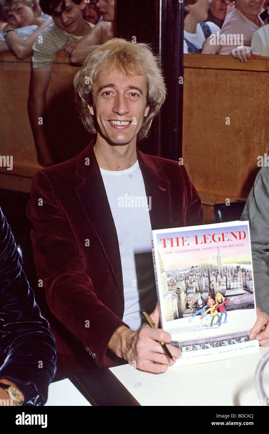 An illustrated story of the bee gees hi-res stock photography and ...