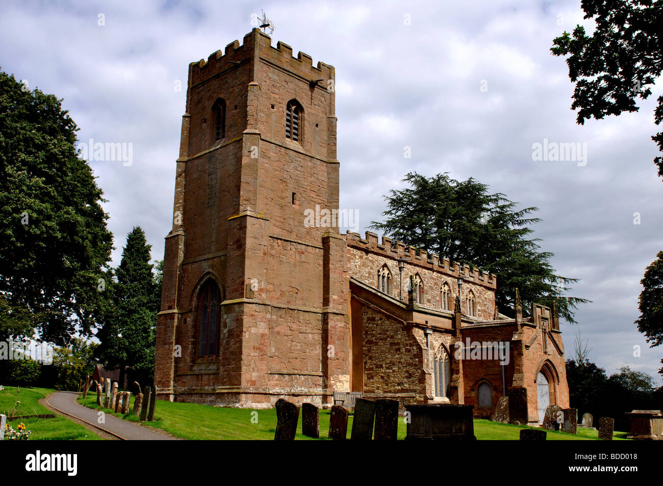 St. Botolph`s Church, Newbold-on-Avon, Warwickshire, England, UK Stock ...