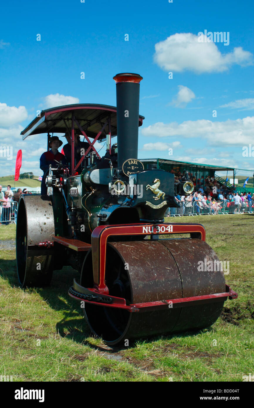 steam road roller Stock Photo - Alamy