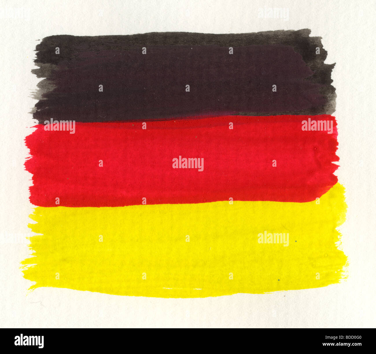 abstract watercolor germany flag on textured paper Stock Photo - Alamy