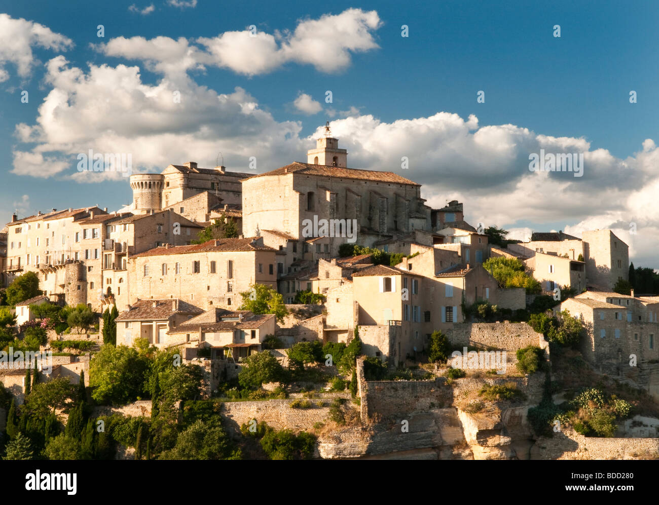 Gordes And Provence And Sunset High Resolution Stock Photography and ...