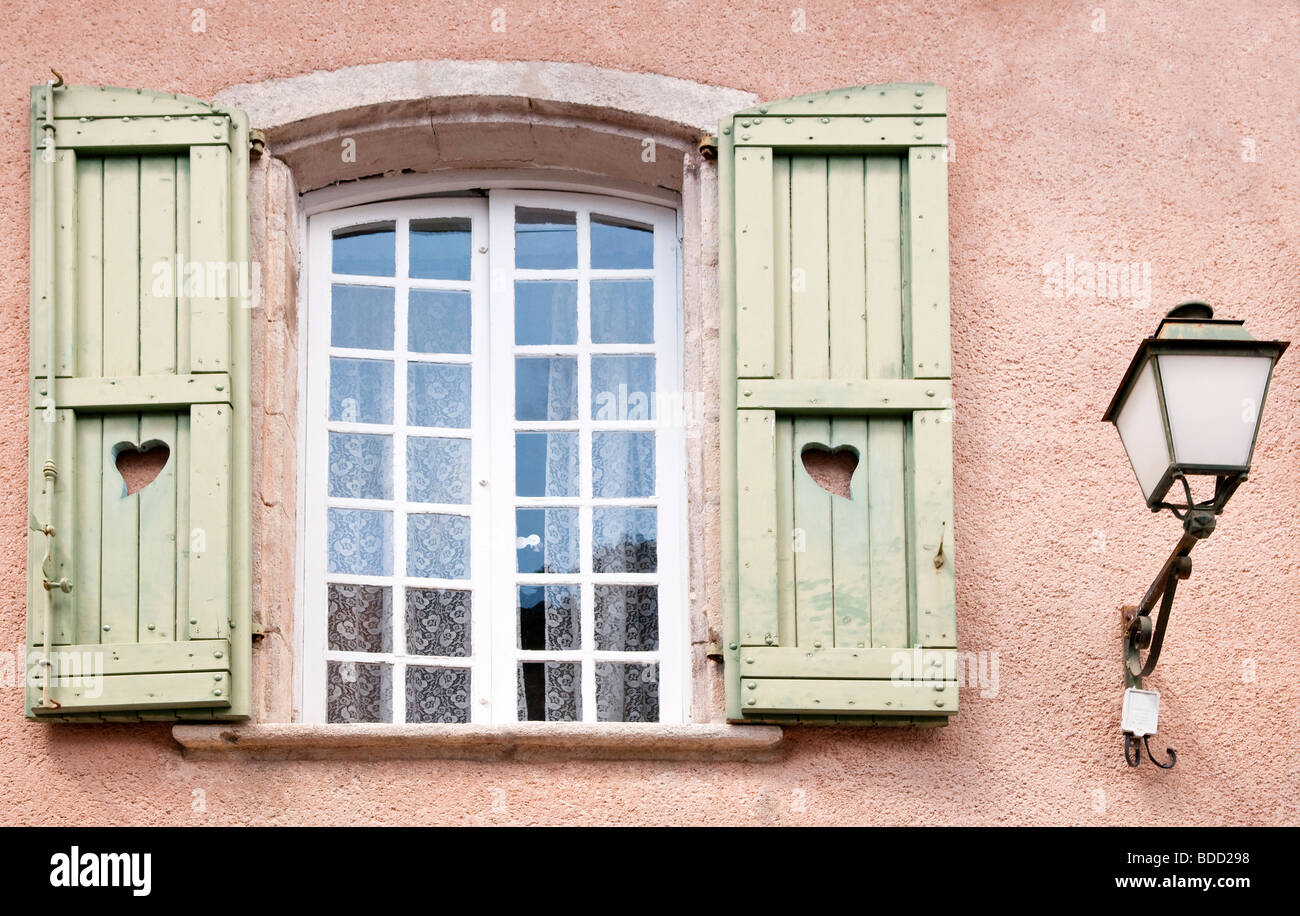 Window in Monieux, Provence, France Stock Photo - Alamy