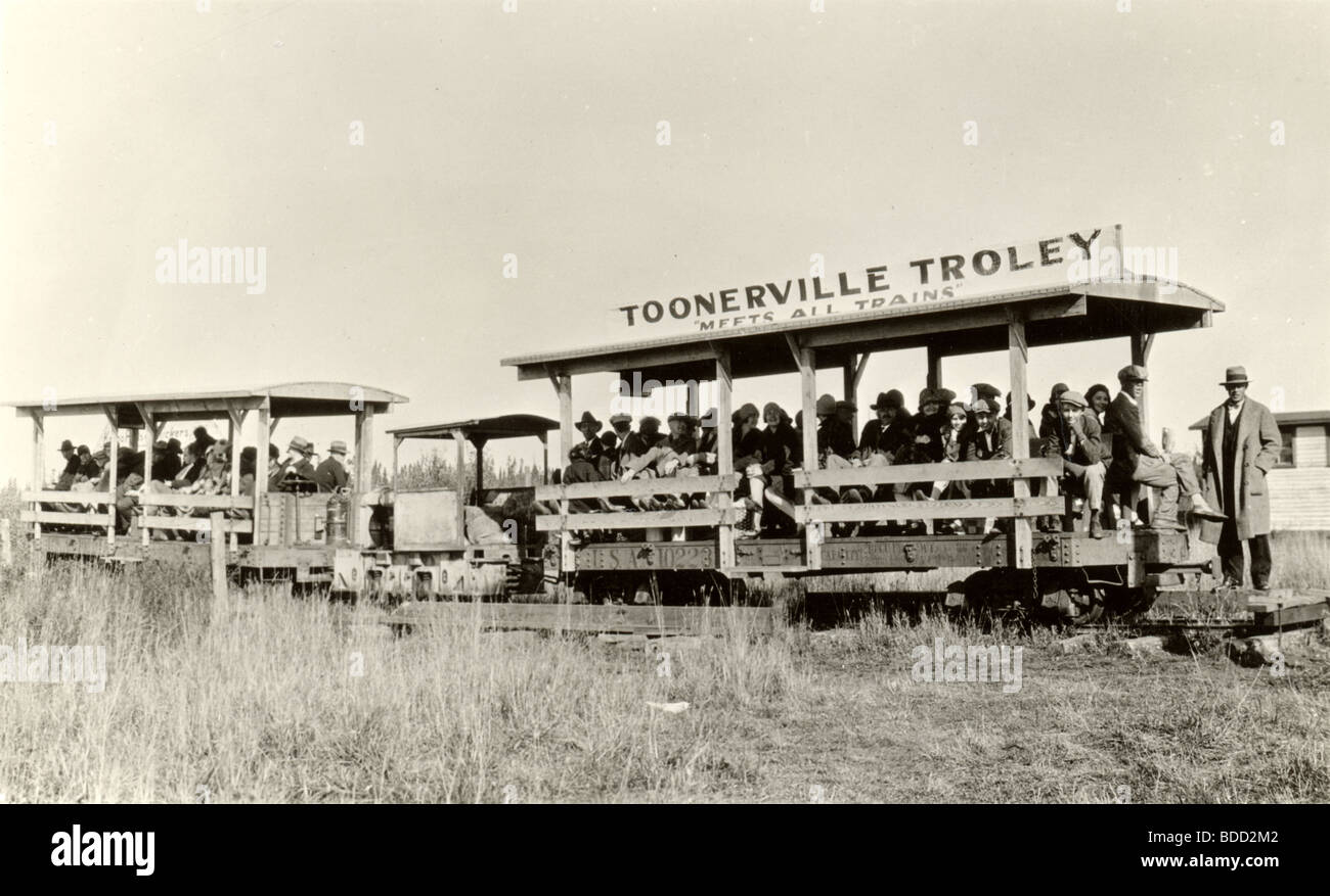 Old time rail cars hi-res stock photography and images - Alamy